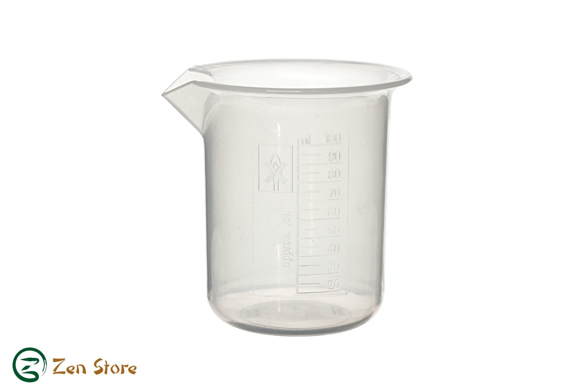 Becher graduato da 100 ml in plastica