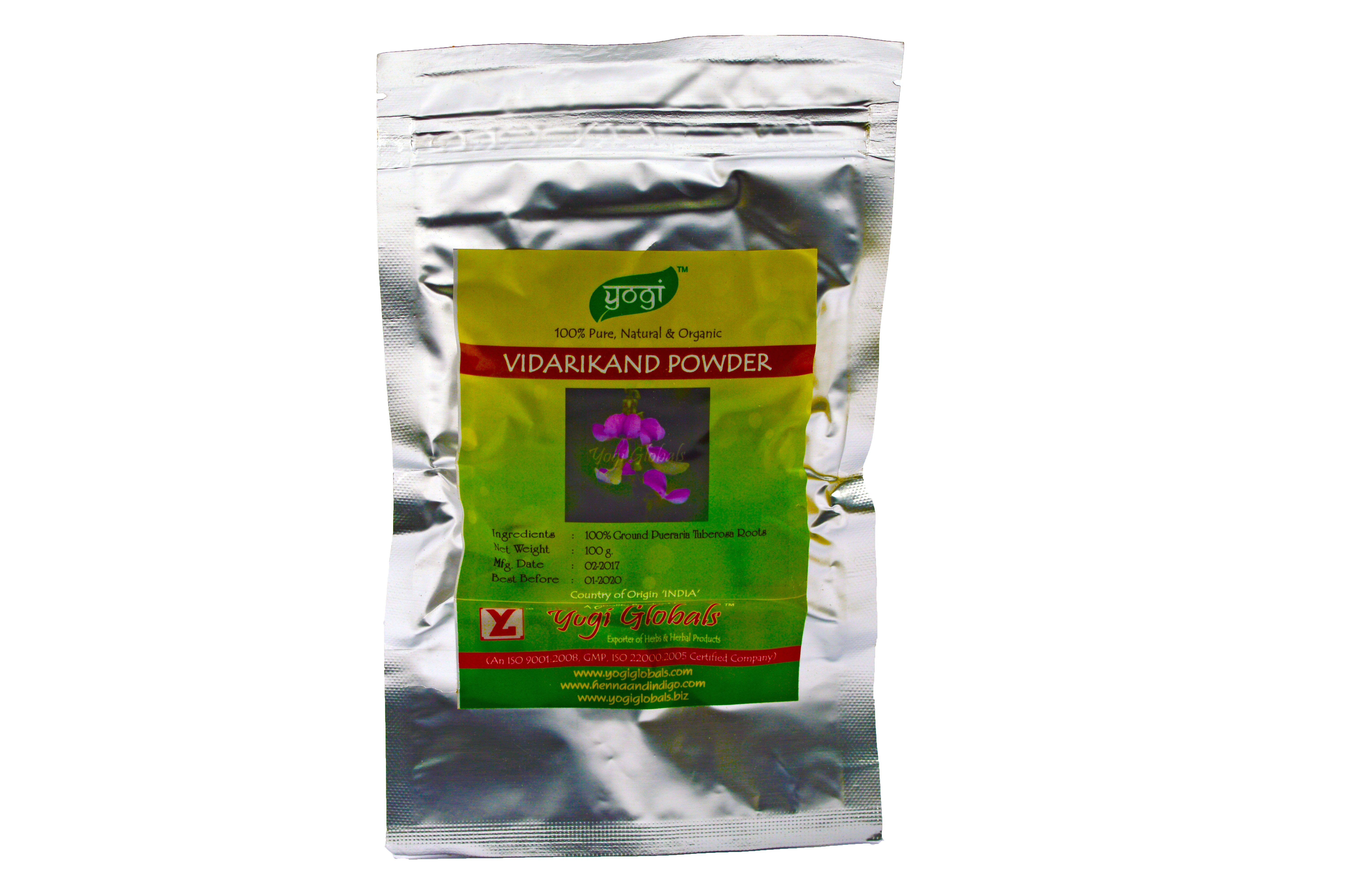 Vidarikand polvere Pueraria Tuberosa - Proprietà rigeneranti