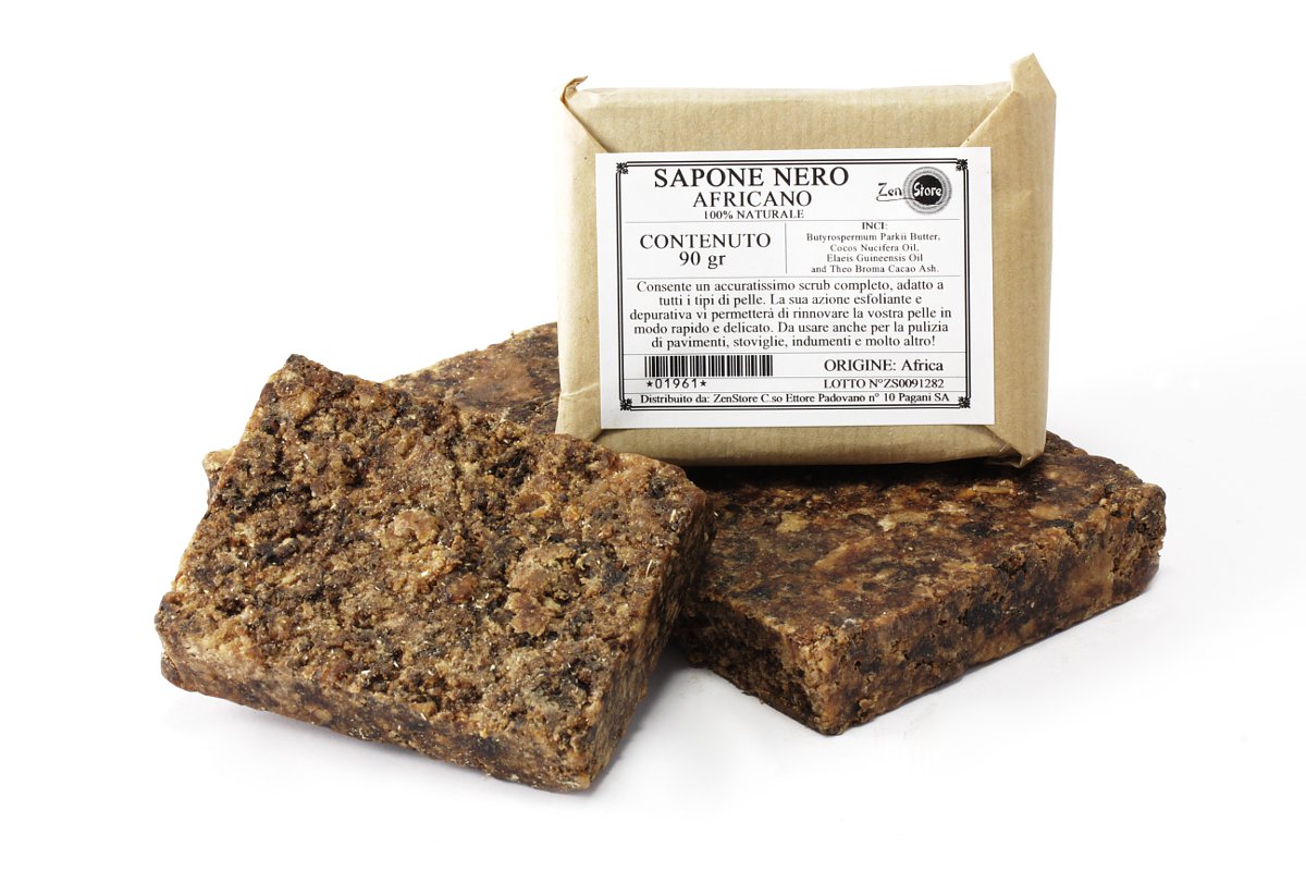 Sapone Nero Africano - Esfoliante Naturale per Scrub e Pulizia