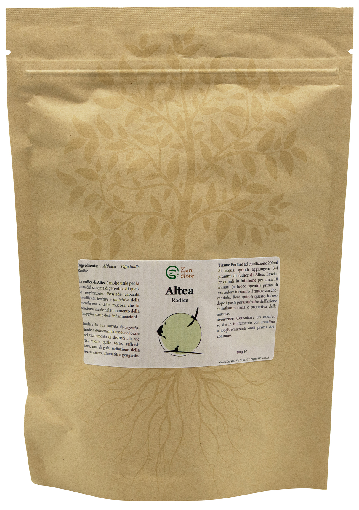 Altea Radice Intera - Proprietà Emollienti e Lenitive | Zenstore