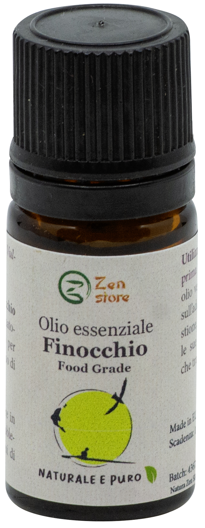 Olio Essenziale di Finocchio - Food Grade, Puro e Naturale