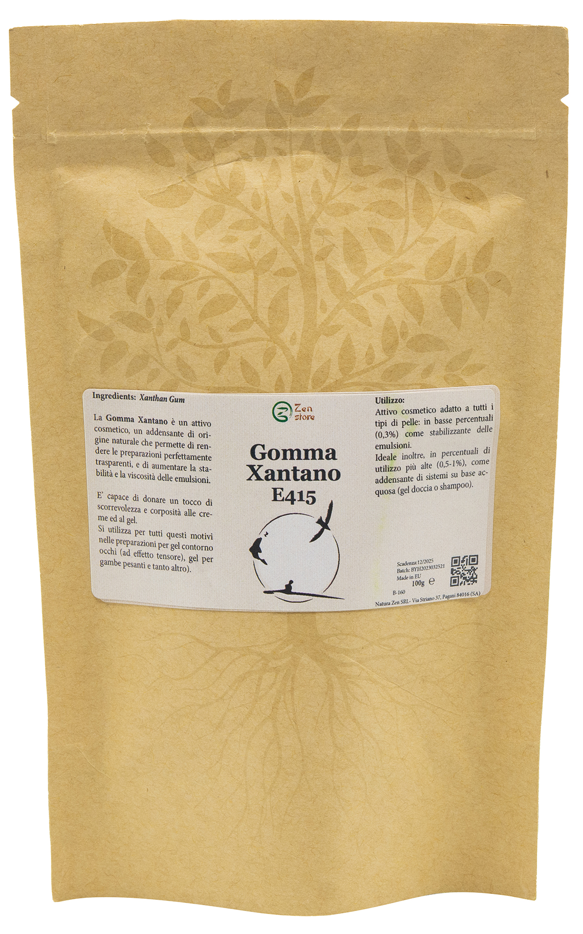 Gomma Xantano Trasparente - Addensante per Cosmesi Naturale