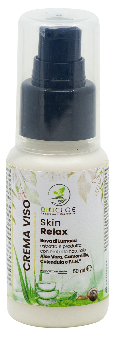 Crema Viso Skin Relax con Bava di Lumaca e Attivi Vegetali - BioCloe