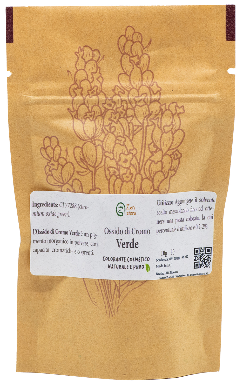 Ossido di Cromo Verde - Pigmento Cosmetico Naturale